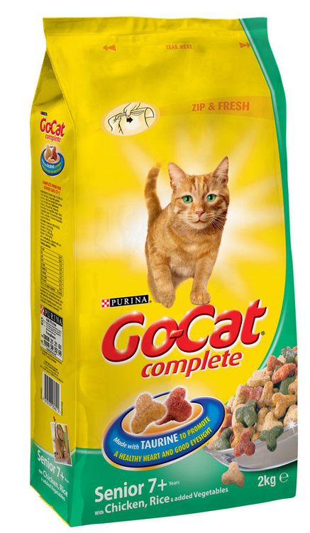 Buy Go-Cat Complete Senior Chicken Rice & Vegetable 2kg from £5.99